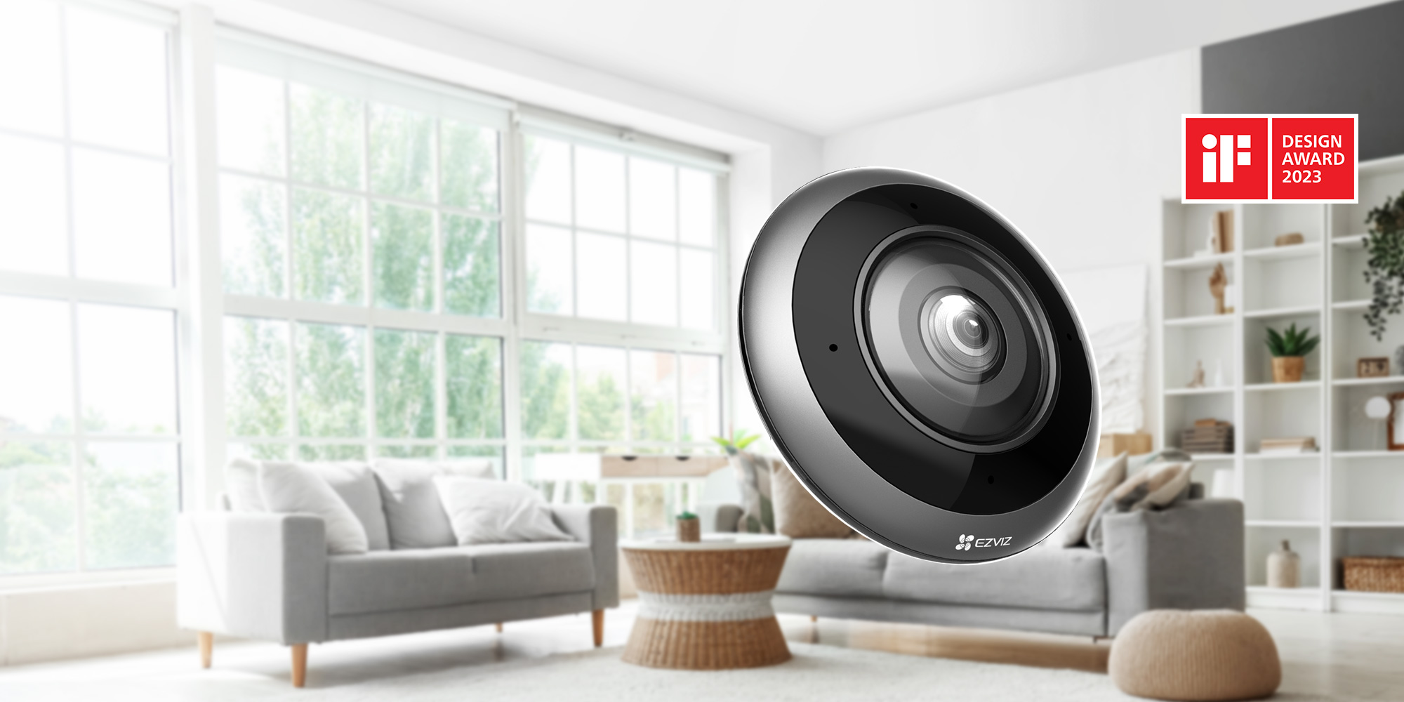 EZVIZ E4p - Smart Wi-Fi Panoramic Fisheye Camera